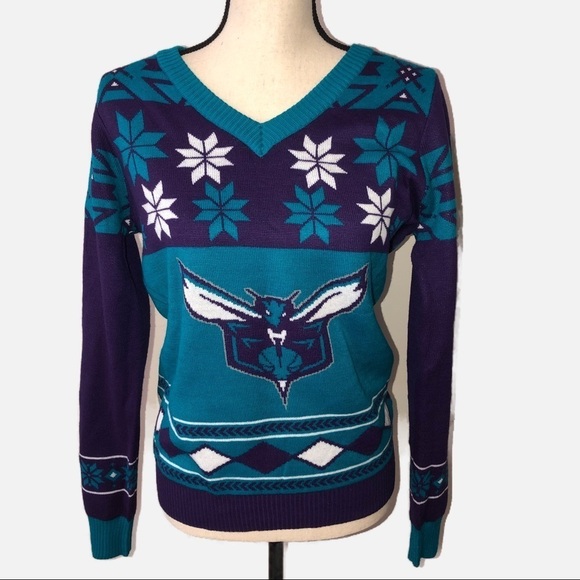 Charlotte Hornets | Sweaters | Nba Charlotte Hornets Fair Isle Sweater ...